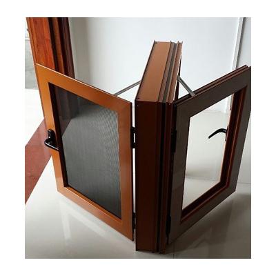 China KDSConstrução Protecção contra tempestades e resistência ao som Pequena janela de alumínio com grelha horizontal e estrutura de liga à venda