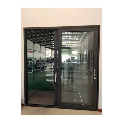 China KDSBuilding Design simples de alta qualidade vidros de vidro preto moldura de alumínio janelas e portas deslizantes à venda