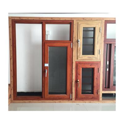 Cina KDSBuilding Large Size Double Glaze Chain Winder Finestre in legno e porte in alluminio con catalogo di finestre in lega in vendita