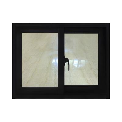 China KDSBuilding Black Frame Alumínio Horizontal Exterior Sliding Window Grill Design em janelas à venda