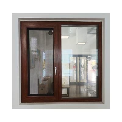 Cina Swing di alluminio stretta cornice Casement impatto uragano Finestre per la casa con moschetto in vendita