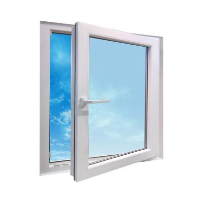 China KDSBuilding Exterior Pvc Small Casement Upvc Windows Duidelijk PVC Venster Glas Kassen Hurricane Impact Vensters Te koop