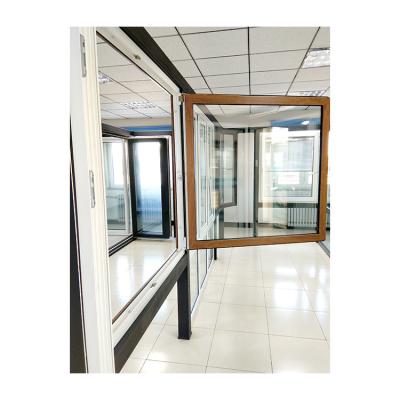 China KDSBuilding Pvc Windows China Con Perciana Hoogwaardige Upvc Plastic Window Exterior Swing Te koop