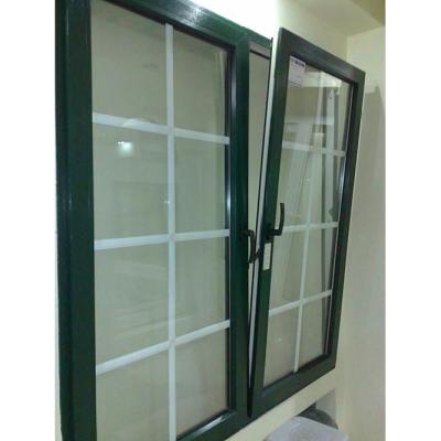 China KDSBuilding Diseños de ventanas más recientes PVC Ventanas inclinadas y giratorias Dormitorio balancín de salida Ventana de concesión Vidrio doble transparente en venta