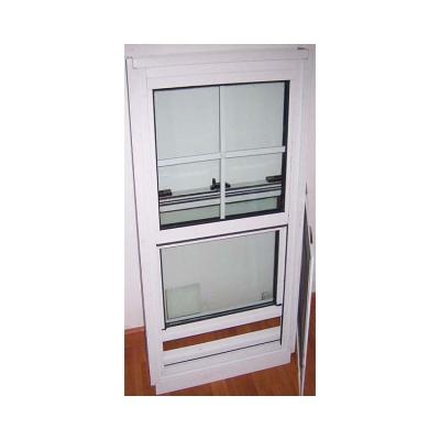China Tormenta insonorizado ruptura térmica UPVC América Ventanas doble ventana colgada con pantalla China Manufacturer en venta