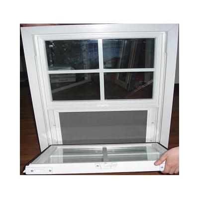 China KDSBuilding America Ventanas de vinilo Ventana colgada doble Puerta de doble acristalamiento con panel de ventana lateral para habitación en venta