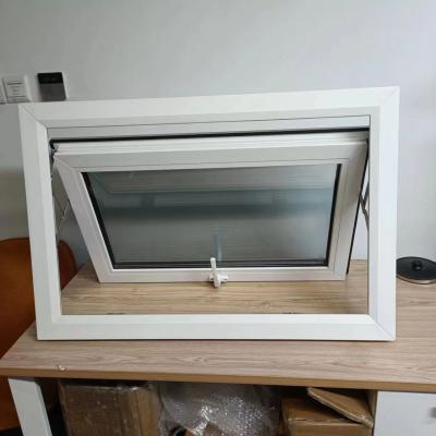 China Ventana de toldo de UPVC Ventanas de doble / triple acristalamiento con manguera de bloqueo Roto con apertura hacia afuera Estándar de Australia en venta