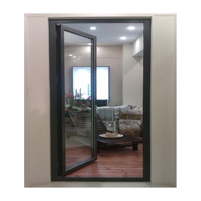 Cina Commerciale Cancelletto francese di casamento di alluminio Design porta esterna Usare chiusura di porta di tipo stretta Mortise in vendita
