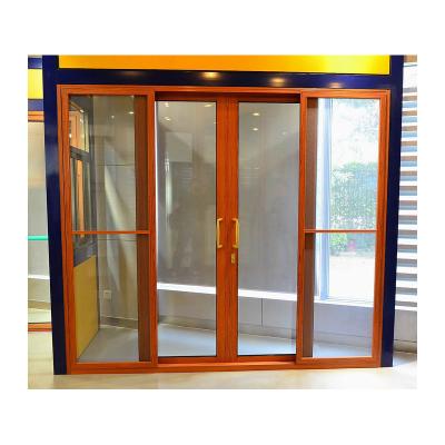 Cina KDSBuilding CE porta scorrevole in alluminio esterno di alta qualità divisorio per casa porte insonorizzate in vendita