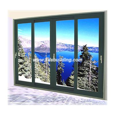 Cina KDSBuilding Aluminium Pantry Trap Top Hang Glass Slide Door in vendita