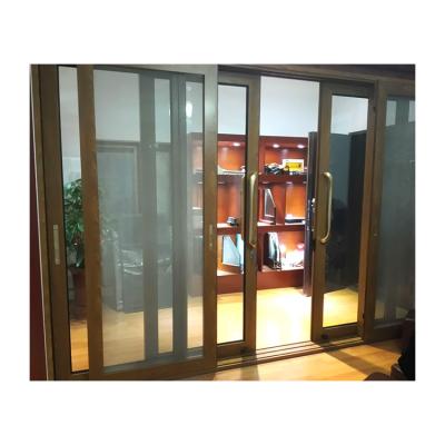 Cina KDSBuilding Mosquito Net Insect Screen Library Slide Door 3 Panel Slide Glass Door China Wholesale Pocket Door Slide in vendita