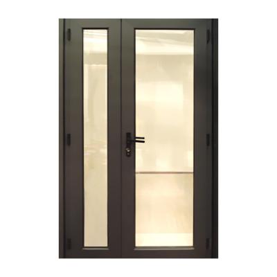 Cina 24 pollici esteriore francese resistente all' uragano porta a cerniera in vetro temperato porta a cerniera in alluminio porta a cassa in vendita