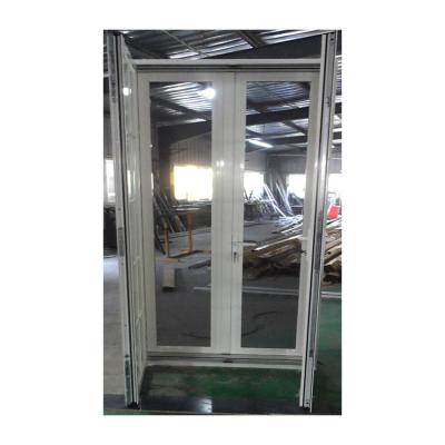 Cina KDSBuilding Bianco in stile francese Immagini Aluminio Commerciale Persiane Casement Finestre Doppie Porte in vendita