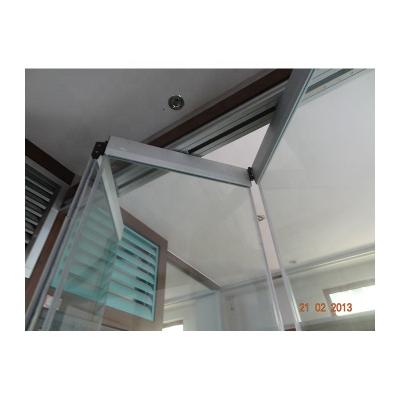 China China Manufacture NFRC Alu Bifold Frameless Horizontale Schuifbare Klaagglasdeuren Te koop