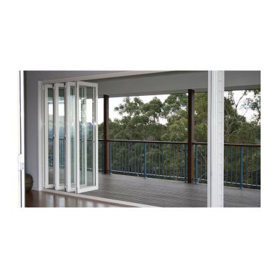China KDSbuilding China Manufacture Double Lowe Tempered Glaze Aluminium vouwdeuren Glas Bifold Te koop