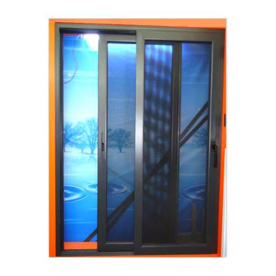China KDSBuilding Black Mosquito Mesh Screen Aluminium Verborgen Schuifdeur Systeem Schuifdeur Ontwerp NFRC Dubbele beglazing Te koop