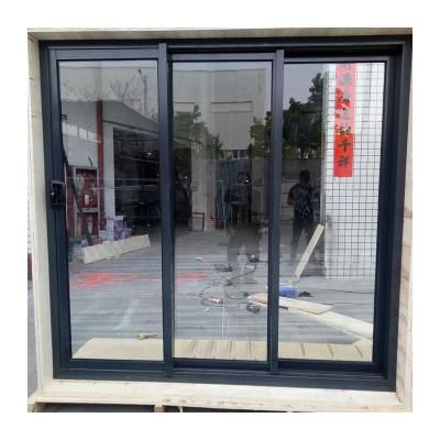 China KDSBuilding Factory Customized Grote Geïsoleerde Geluidsdichte Glas Aluminium Dubbele Gelaste Schuifdeur Te koop