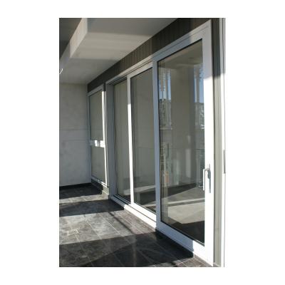 China KDSBuilding Goedkoop Buitenwarmtebreuk Poeder bekleed Grote glazen panelen Aluminium Schuifdeur Patio Te koop