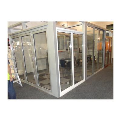 China KDSBuilding USA Markets Hurricane Impact Proof Soundproof Patio Aluminium Door Glijdend Met Glas Te koop