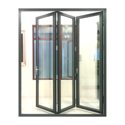 China Diseño moderno aislado ahorro de energía exterior de aluminio garaje puertas dobles para la casa grande en venta