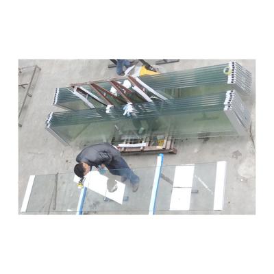 China KDSBuilding Hurricane Impact Aluminium ingang Glas raamloze vouwdeur met ontwerpen voor balkon Te koop