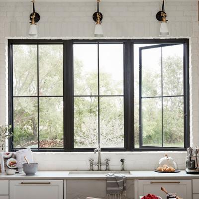China Voorgefabriceerde China Fabrikanten Op maat gemaakte dubbele beglazing Waterdicht Aluminium Casement Venster Te koop