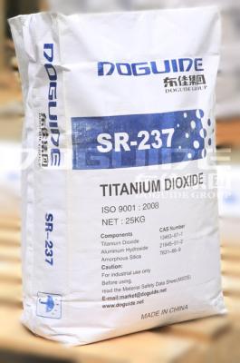 China Doguide SR-237 Titanium Dioxide Powder For Water - Based Paints for sale