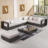 Apartment Outdoor Furniture Rattan L Shape Sofa for Villa Patio Relaxation china Apartment Outdoor Furniture Rattan L Shape Sofa for Villa Patio Relaxation