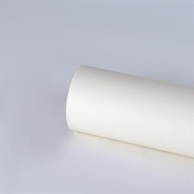 China 1.0mm Furniture PVC Artificial Leather Genuine Leather Touch Embossed PVC Leather for sale