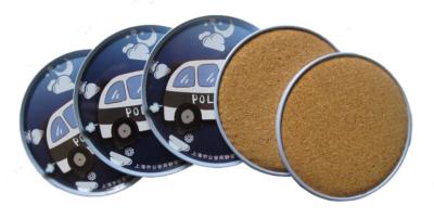 China Förderndes billiges Modezinnküstenmotorschiff mit Korkenbasis stellte 4 im Zinnkasten ein zu verkaufen