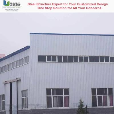 China Q355 Prefabricated Steel Structure Warehouse with Galvanized Frame for sale