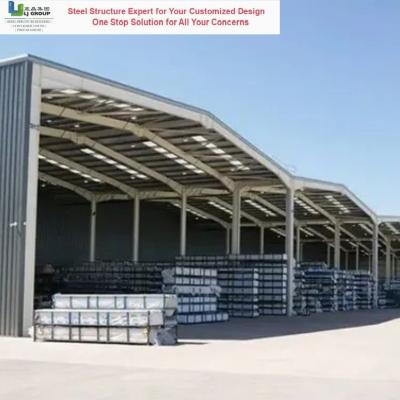 China Galvanized Steel Frame Warehouse Q235B Q355B Custom Sizes for sale