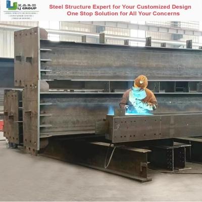 China Custom Prefabricated Steel Frame Warehouse Q235B Q355B for sale