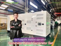 SHX 50KVA Silent Diesel Generators Sets Intelligent Control Panel Electric Plants Diesel Engine Generator