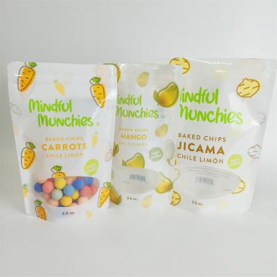 Cina Il commestibile stampato su ordinazione dei sacchetti di plastica sta sul sacchetto della chiusura lampo per Chips Snack Packaging Bags con la finestra in vendita