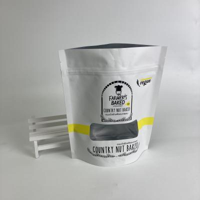 Cina Supporto stampato su ordinazione della carta kraft sulle borse della chiusura lampo per le borse di Matt Finish Resealable Food Packaging dell'alimento con la finestra in vendita