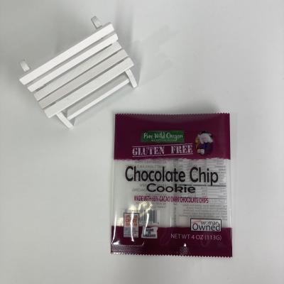 Cina L'imballaggio pulito dello spuntino della finestra insacca la guarnizione posteriore per i biscotti del cioccolato in vendita
