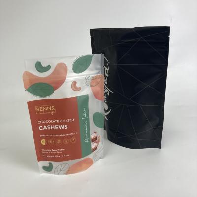 Cina L'abitudine ha stampato le borse di plastica di Matt Finish Stand Up Zipper per gli anacardii il commestibile che fa un spuntino le borse d'imballaggio in vendita