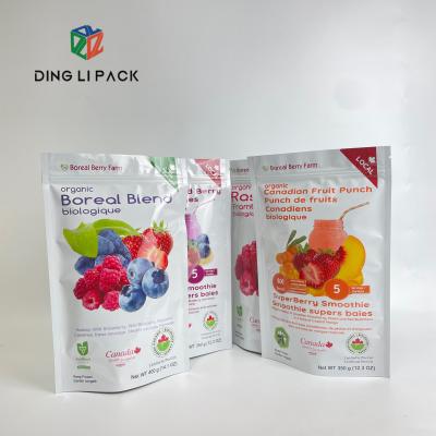 Cina Il moq di stampa su ordinazione 500pcs di Digital sta sulla borsa d'imballaggio della frutta del sacchetto con lo zip del foglio di alluminio in vendita