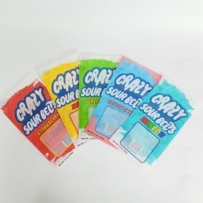 Cina Sacchetto di plastica stampato su ordinazione del commestibile per la borsa di Sugar Packaging Three Side Seal Candy Sugar Pouch Zip Lock Sugar con la finestra in vendita