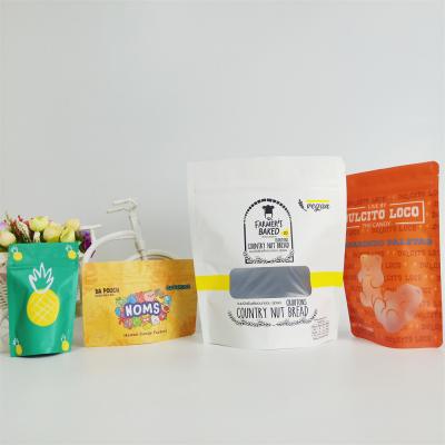 China De Zakken van douanelogo food grade candy mylar staan van de het Suikergoedsnack van de Zakpartij van de de Ritssluitingszak de Opnieuw te gebruiken Transparante Verpakkende Zak op Te koop