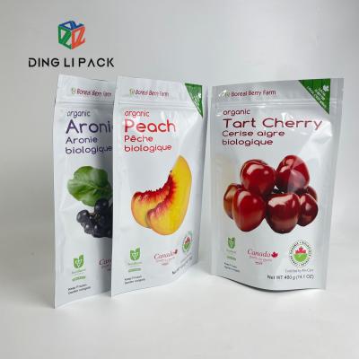 Cina chiari sacchetti biodegradabili su ordinazione all'ingrosso del uo del supporto con le borse d'imballaggio dello spuntino del tè di potere del caffè della serratura dello zip in vendita