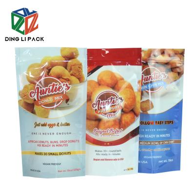 Cina chiaro supporto di plastica stampato su ordinazione della metallina sui sacchetti con la chiusura lampo per la vendita all'ingrosso matta delle borse di caffè dei tè di imballaggio per alimenti in vendita