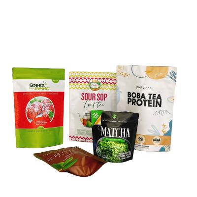 Cina La chiusura lampo allineata stagnola su ordinazione all'ingrosso del commestibile sta sulla borsa di plastica di imballaggio per alimenti in vendita