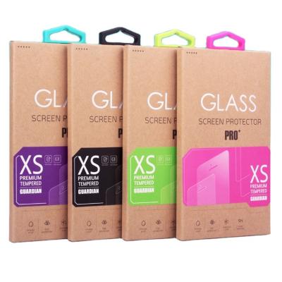 China Custom Retail Screen Protector Packaging Box with 4-color Printing and Recycled Materials for Tempered Glass Film for sale