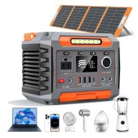 Quality 1x AC Pure Sine Wave Output Solar Power Supply with Flashlight and Lithium Ion Battery for sale
