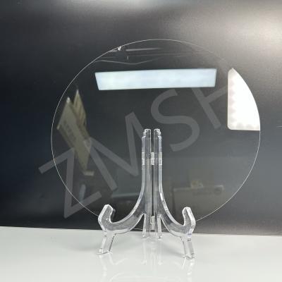 중국 12인치 사파이어 웨이퍼 사파이어 기판 Al2O3 웨이퍼 9.0Mohs 투명한 SSP DSP C축 판매용