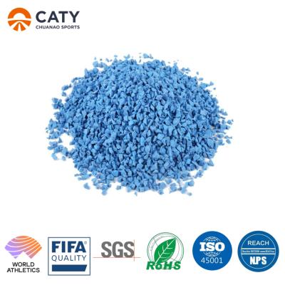 China Durable Anti-skid EPDM Rubber Granules with Various Colors for Water Seepage Protection in Playgrounds and Sports Surfaces for sale