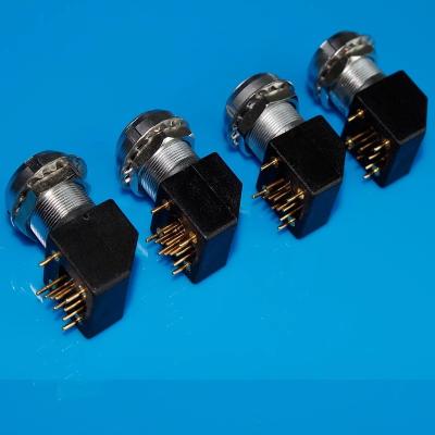 Lemo EXG Right Angle PCB Socket EXG.0B.1B.302 3 4 5 6 7 8 9 10 Pin