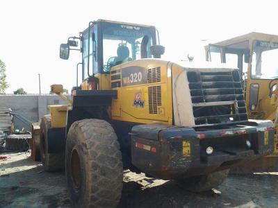 China Used Komatsu WA320 Wheel Loader 13T weight S6D108 engine with Original Paint for sale